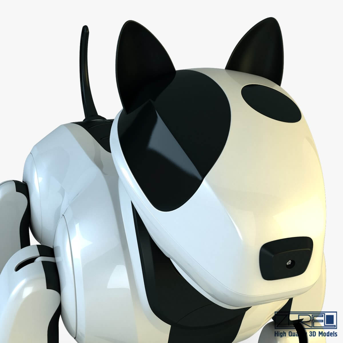 Genibo Robot Dog White - 3D Model by Zurel