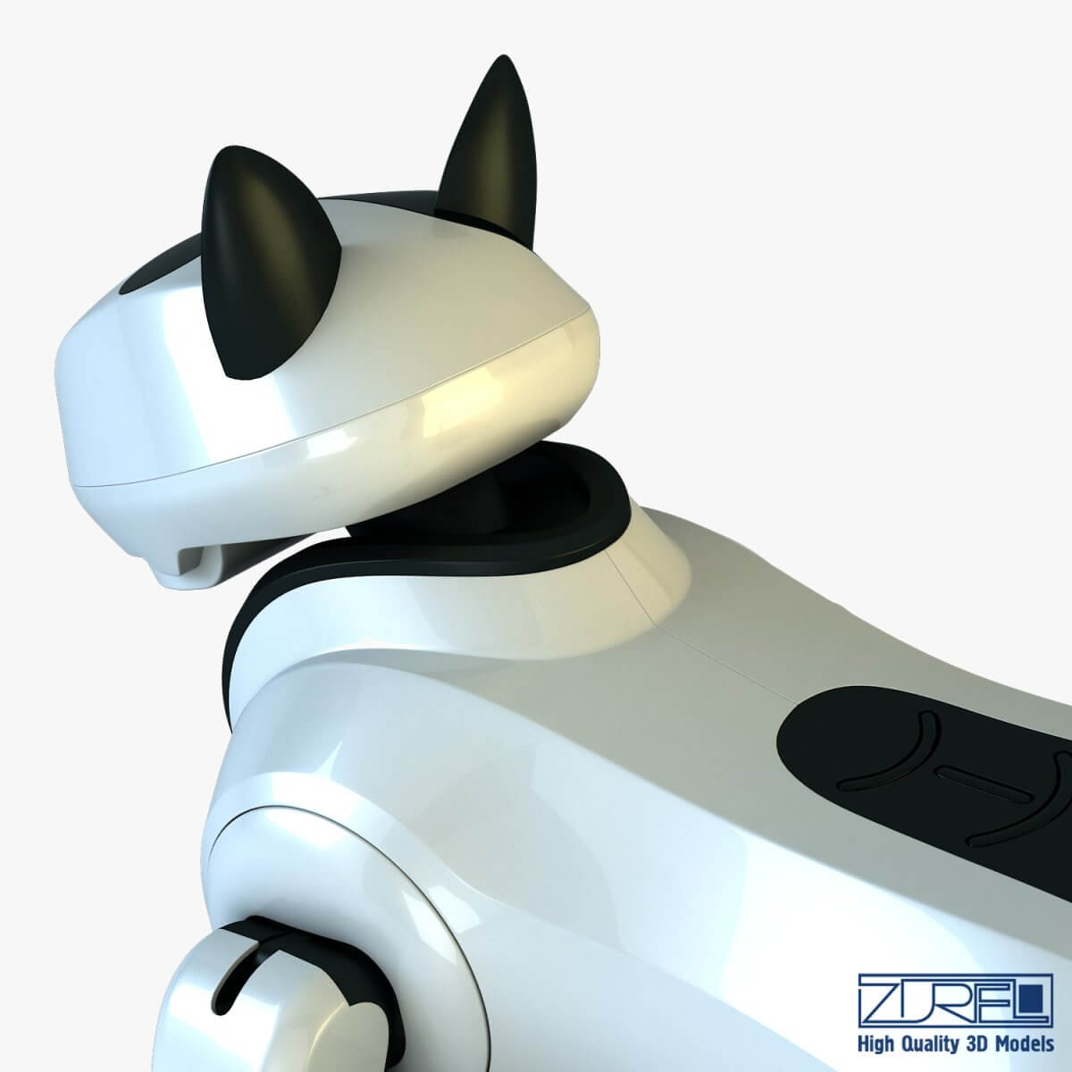 Genibo Robot Dog White - 3D Model by Zurel