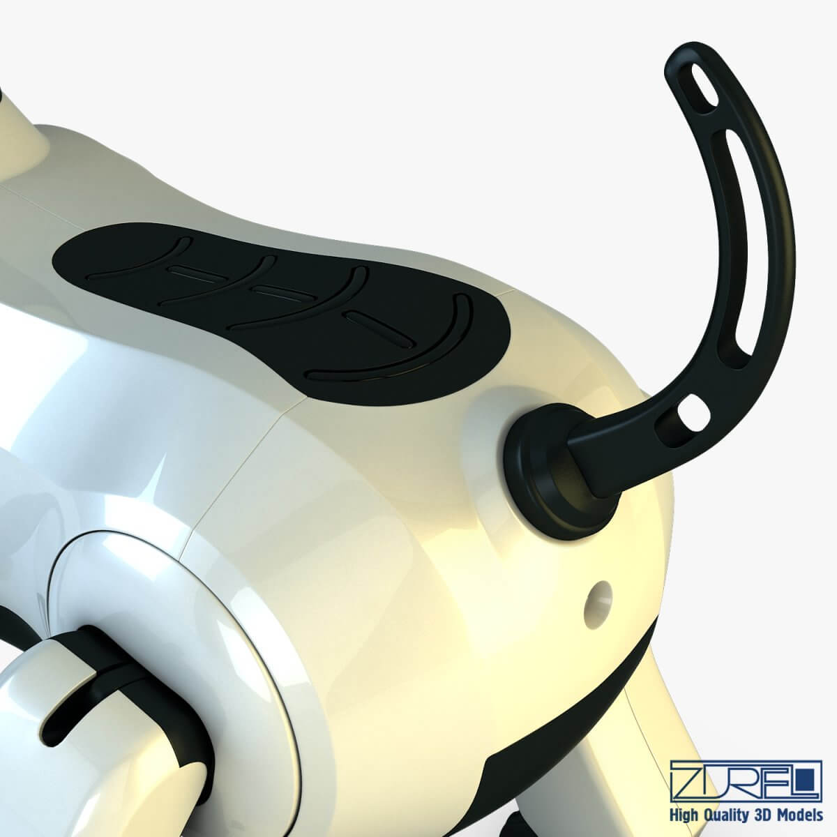 Genibo Robot Dog White - 3D Model by Zurel