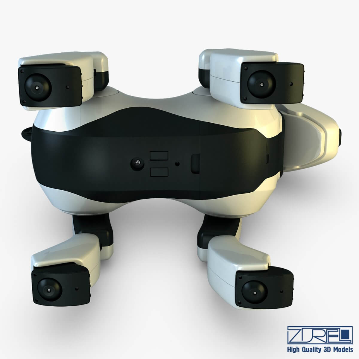 Genibo Robot Dog White - 3D Model by Zurel