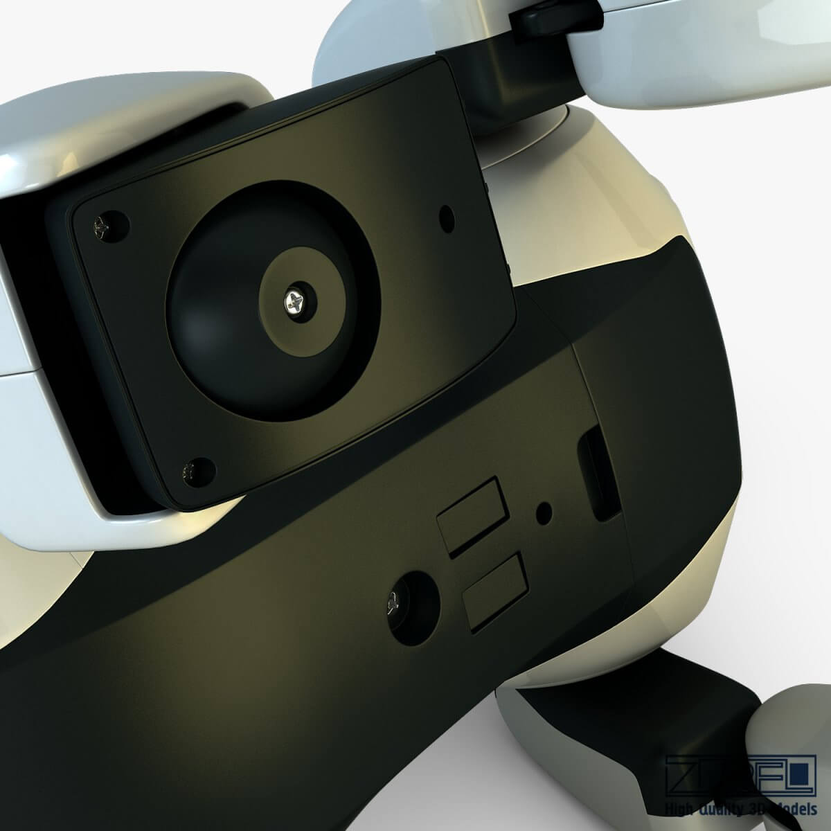 Genibo Robot Dog White - 3D Model by Zurel