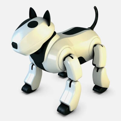 Genibo Robot Dog White - 3D Model by Zurel