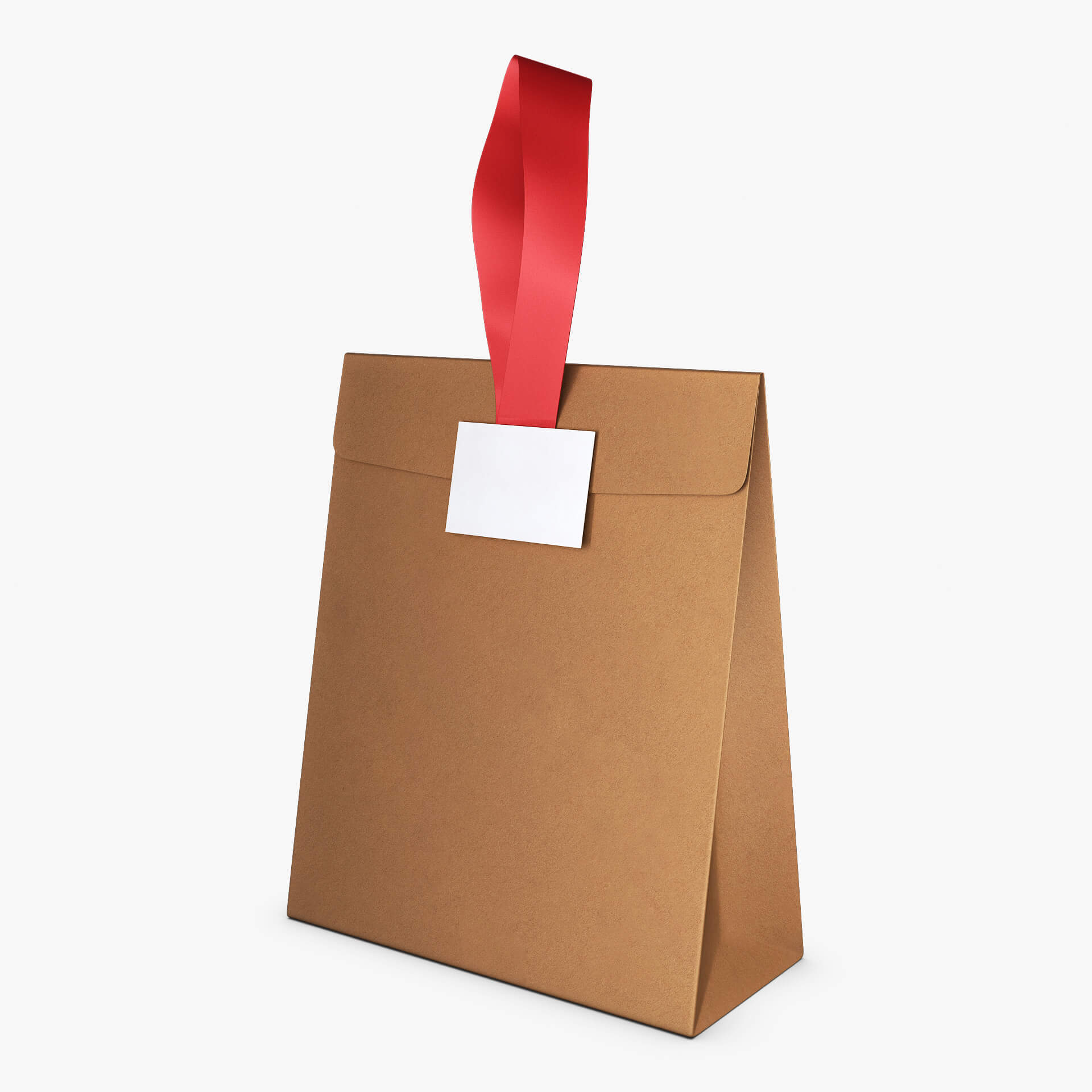 Gift Paper Bag M 1 - 3D Model by Zurel
