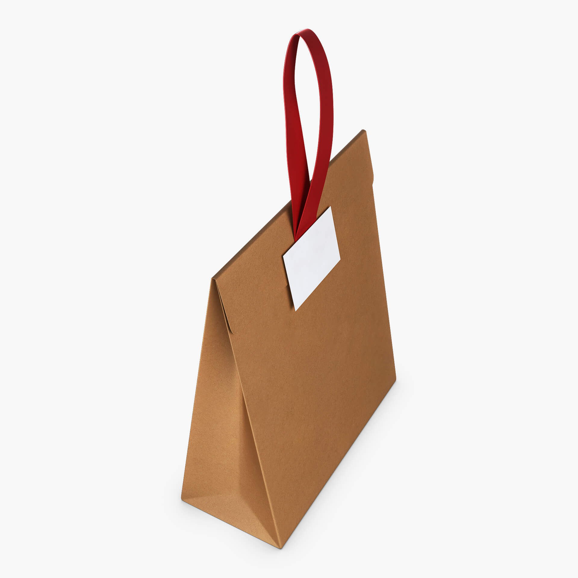 Gift Paper Bag M 1 - 3D Model by Zurel