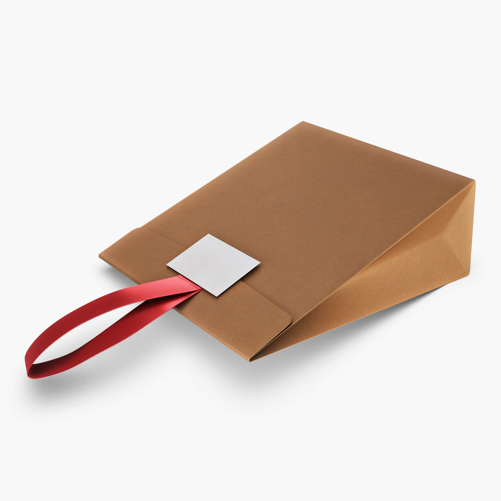 Gift Paper Bag M 1 - 3D Model by Zurel