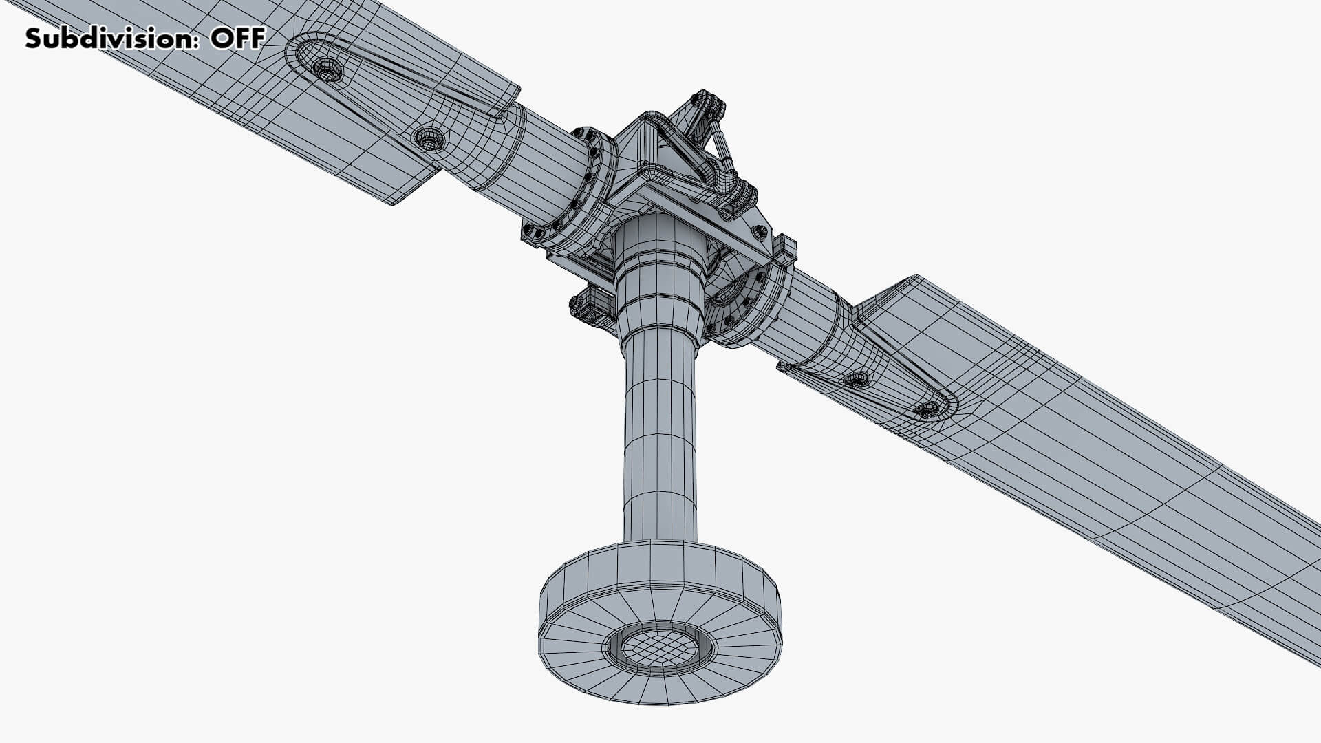 Helicopter Main Rotor System V 1 - 3D Model by Zurel