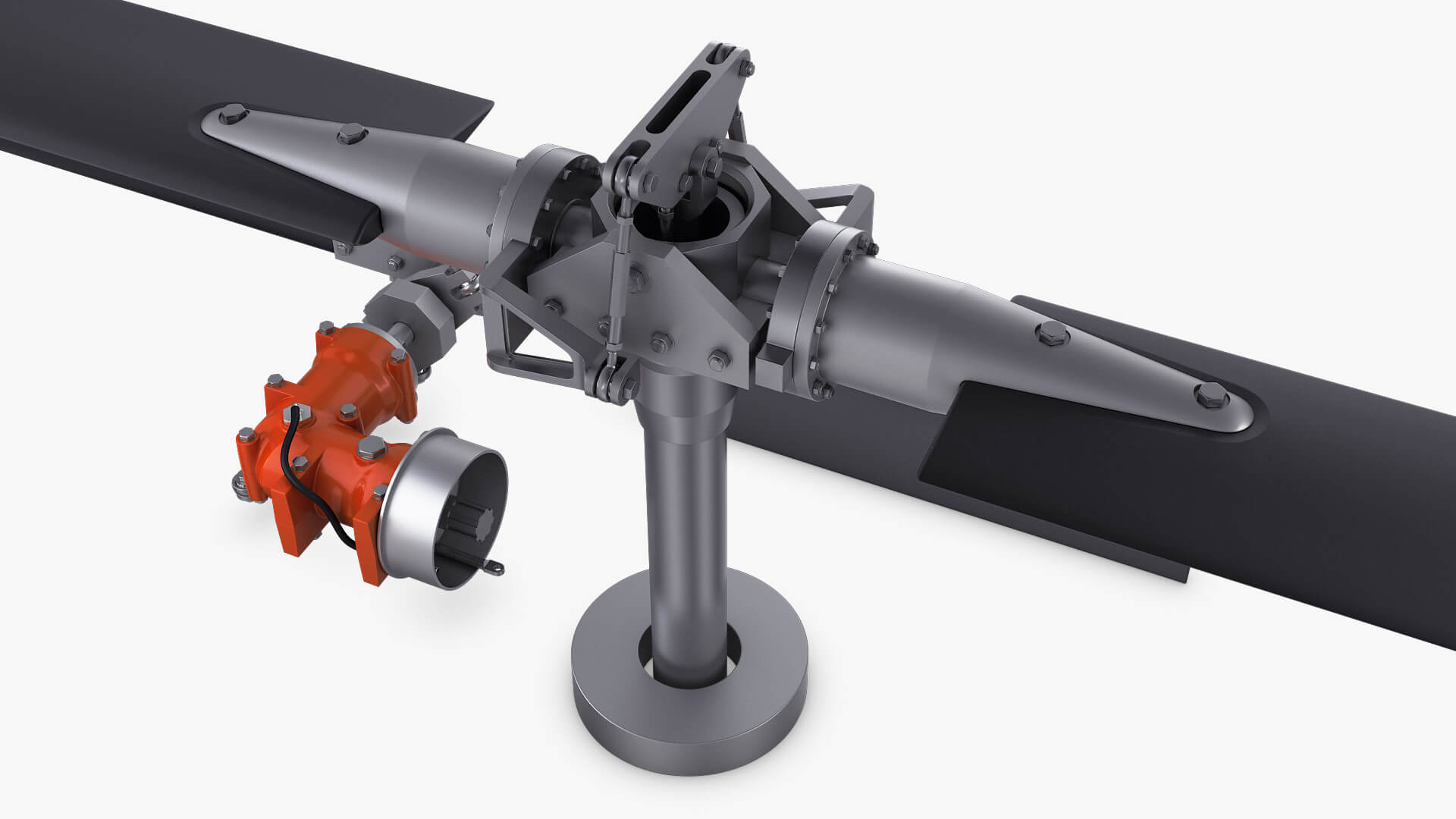 Helicopter Rotor System V 1 - 3D Model by Zurel