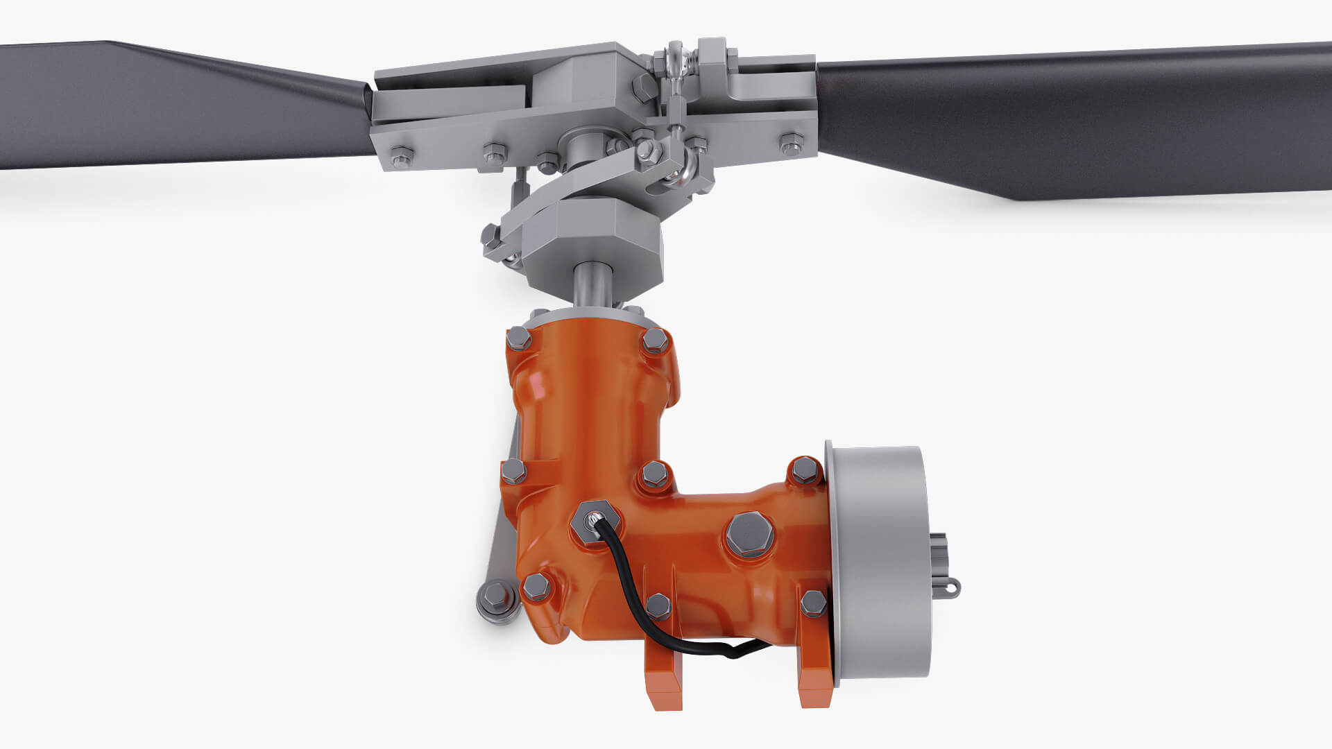 Helicopter Rotor System V 1 - 3D Model by Zurel