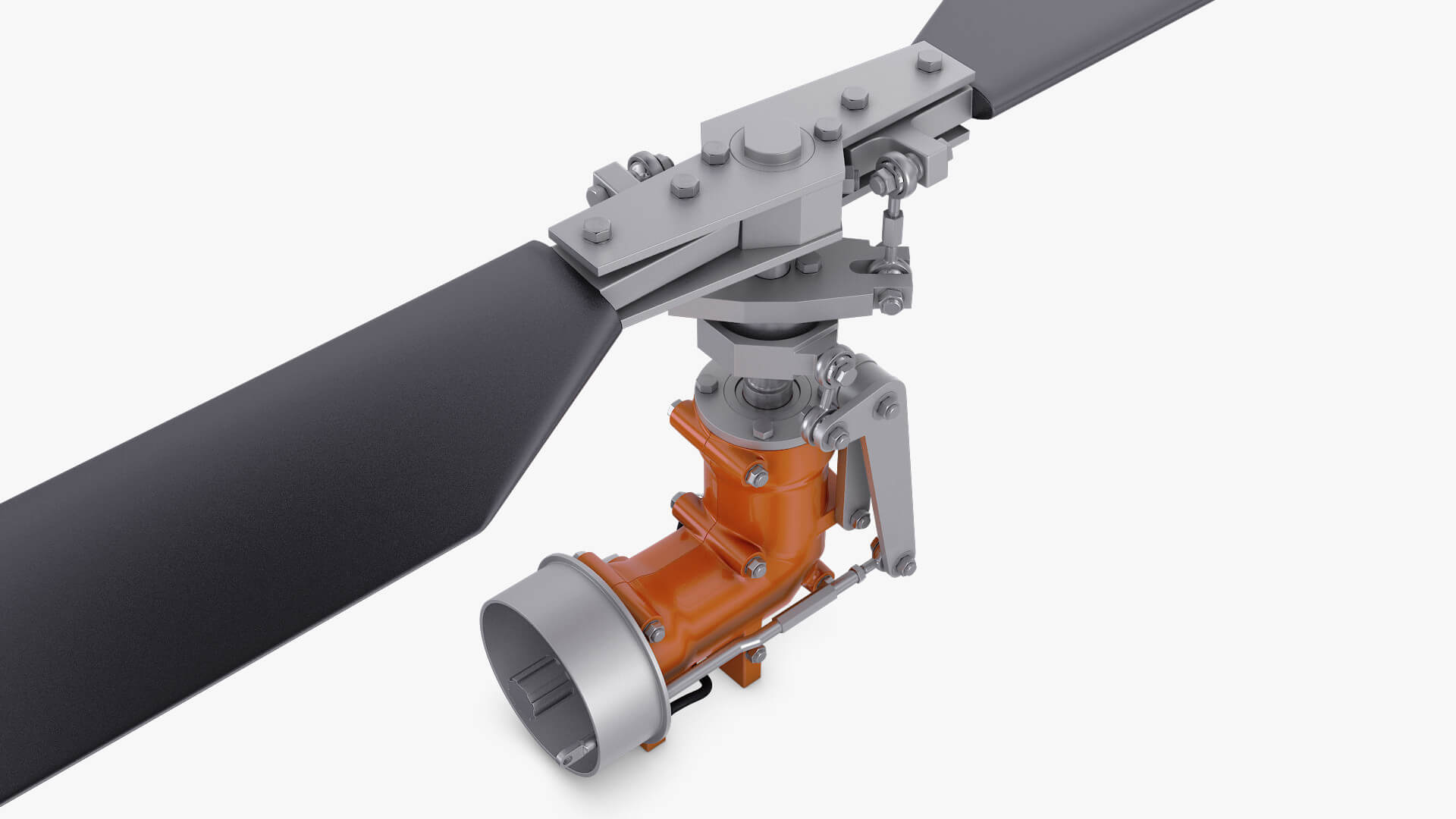 Helicopter Rotor System V 1 - 3D Model by Zurel