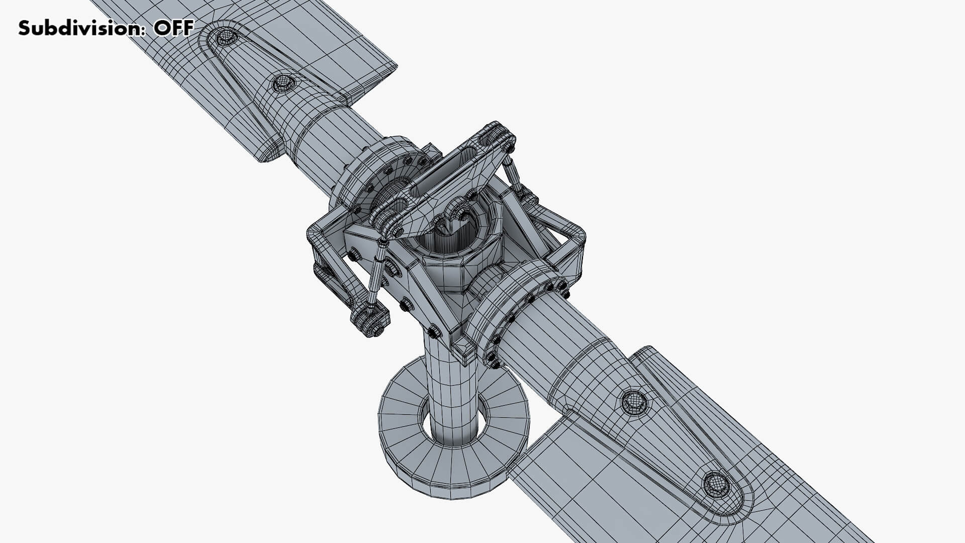Helicopter Rotor System V 1 - 3D Model by Zurel