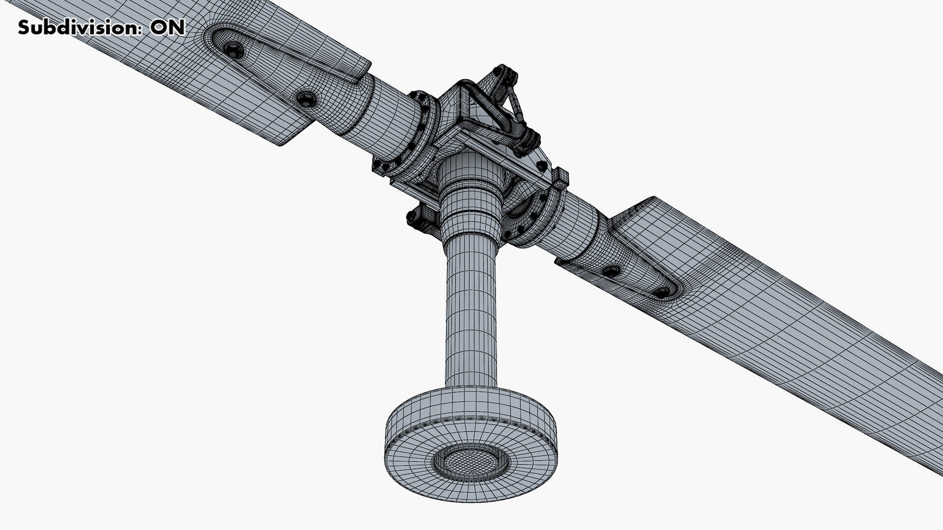 Helicopter Rotor System V 1 - 3D Model by Zurel