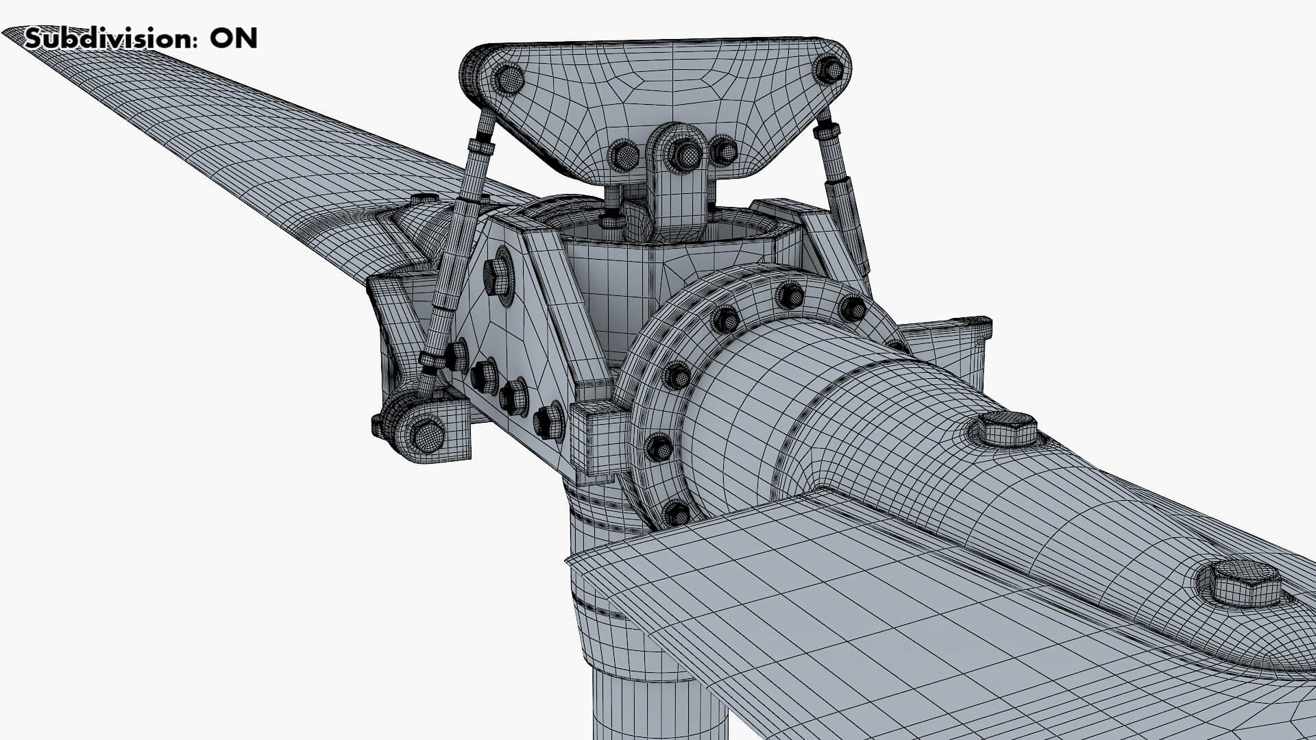 Helicopter Rotor System V 1 - 3D Model by Zurel
