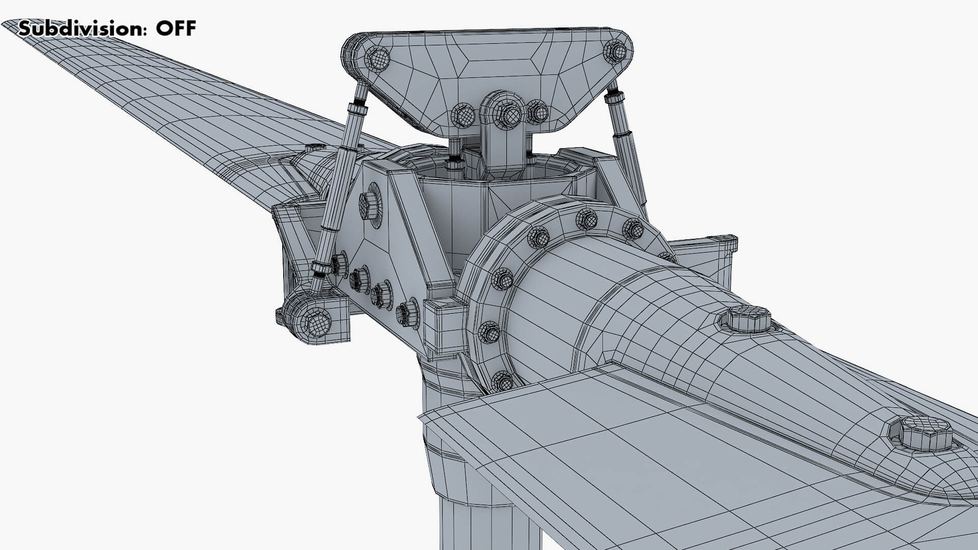 Helicopter Rotor System V 1 - 3D Model by Zurel