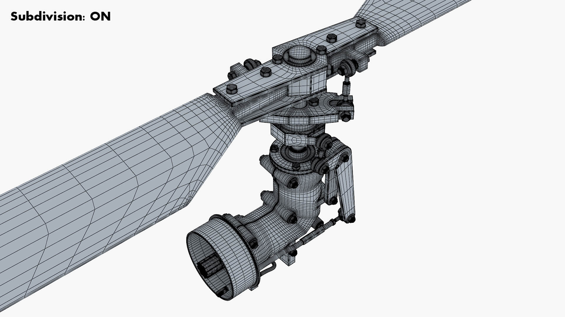 Helicopter Rotor System V 1 - 3D Model by Zurel