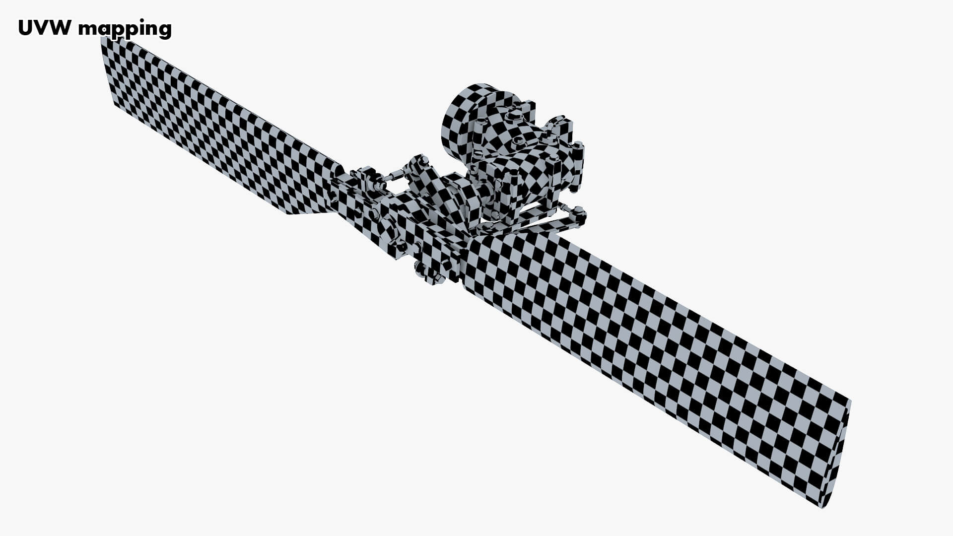 Helicopter Tail Rotor V 1 - 3D Model by Zurel