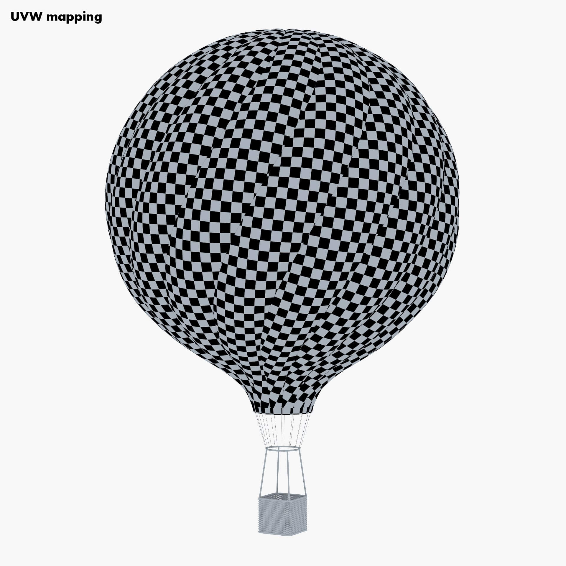 Hot Air Balloon V 3 - 3D Model by Zurel