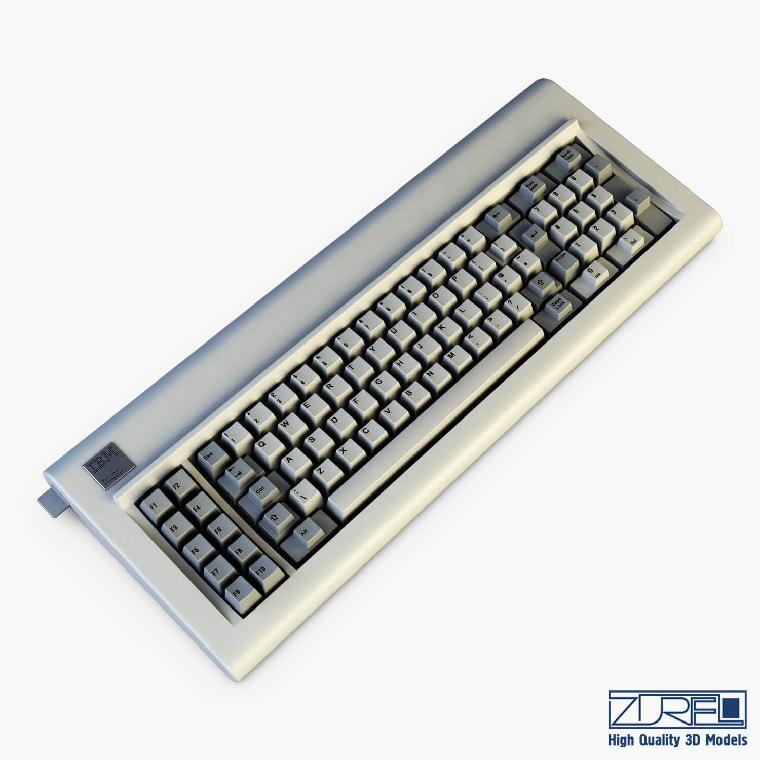 IBM 5150 Keyboard - 3D Model by Zurel