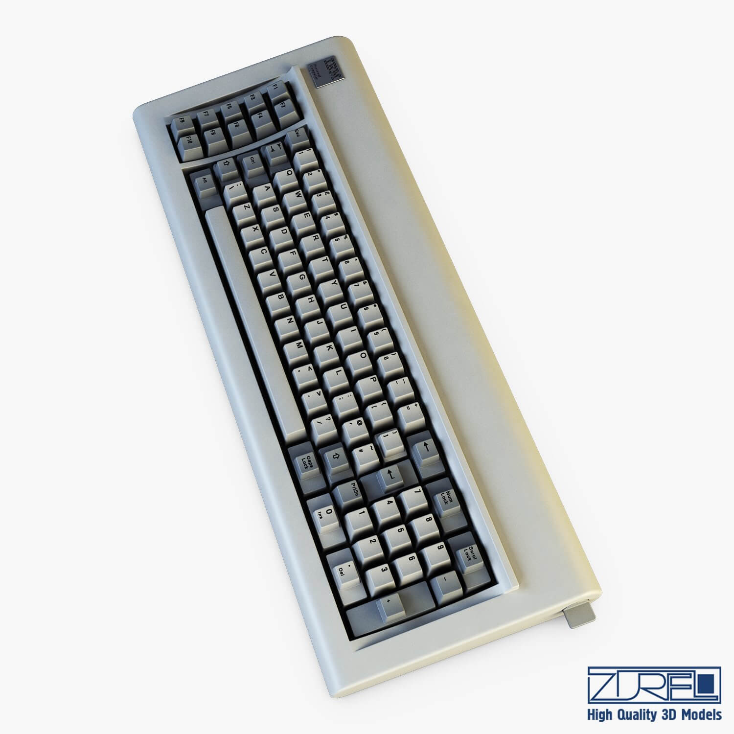 IBM 5150 Keyboard - 3D Model by Zurel