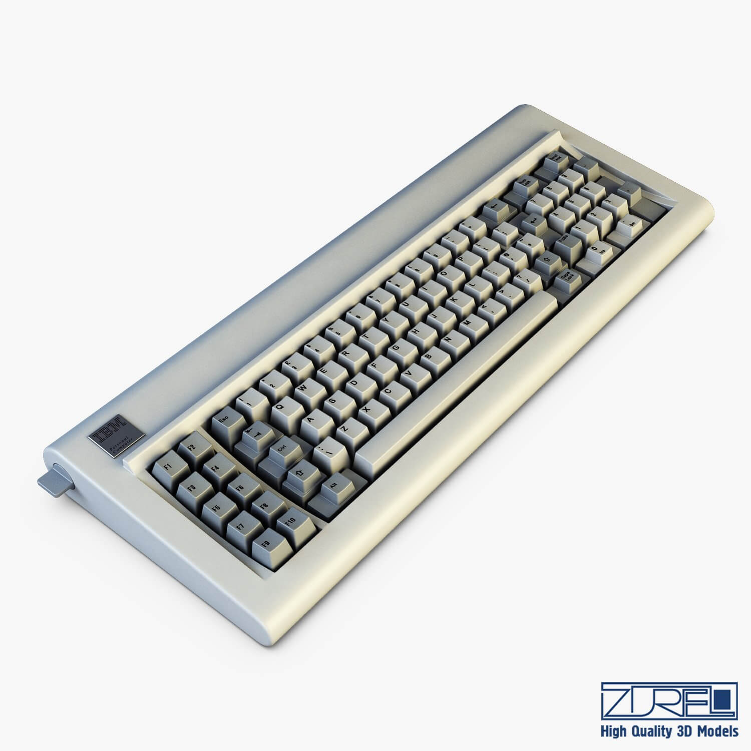 IBM 5150 Keyboard - 3D Model by Zurel