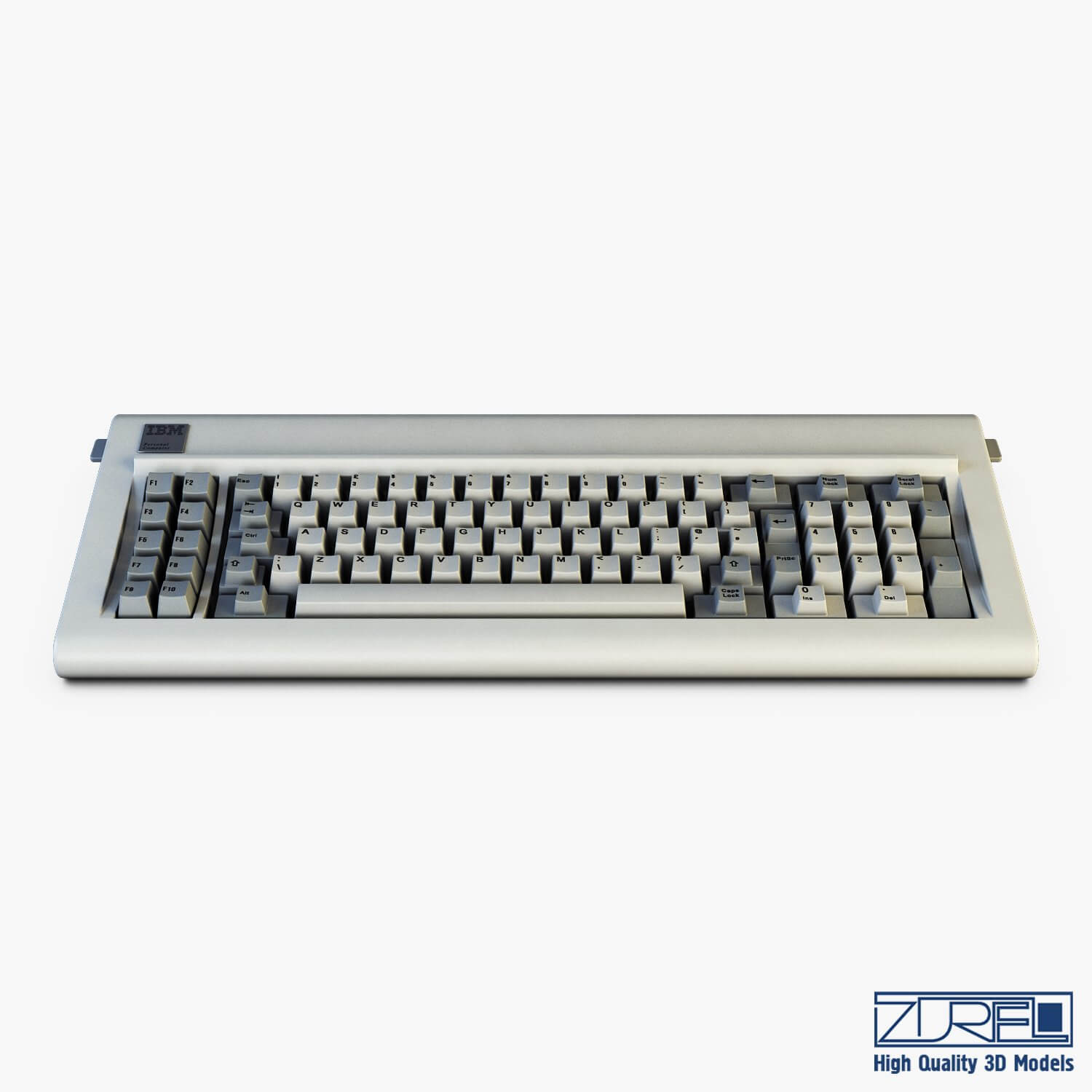 IBM 5150 Keyboard - 3D Model by Zurel