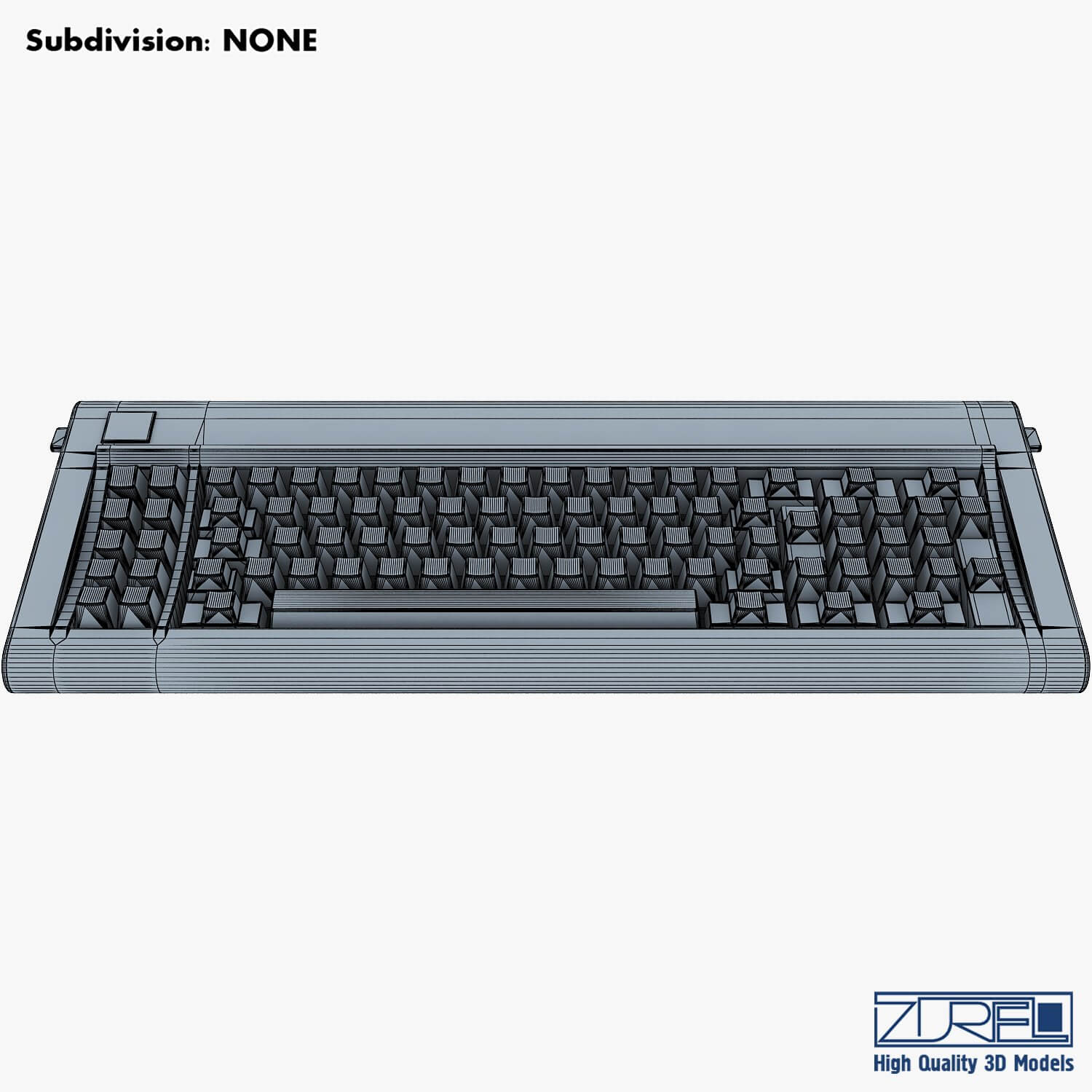 IBM 5150 Keyboard - 3D Model by Zurel