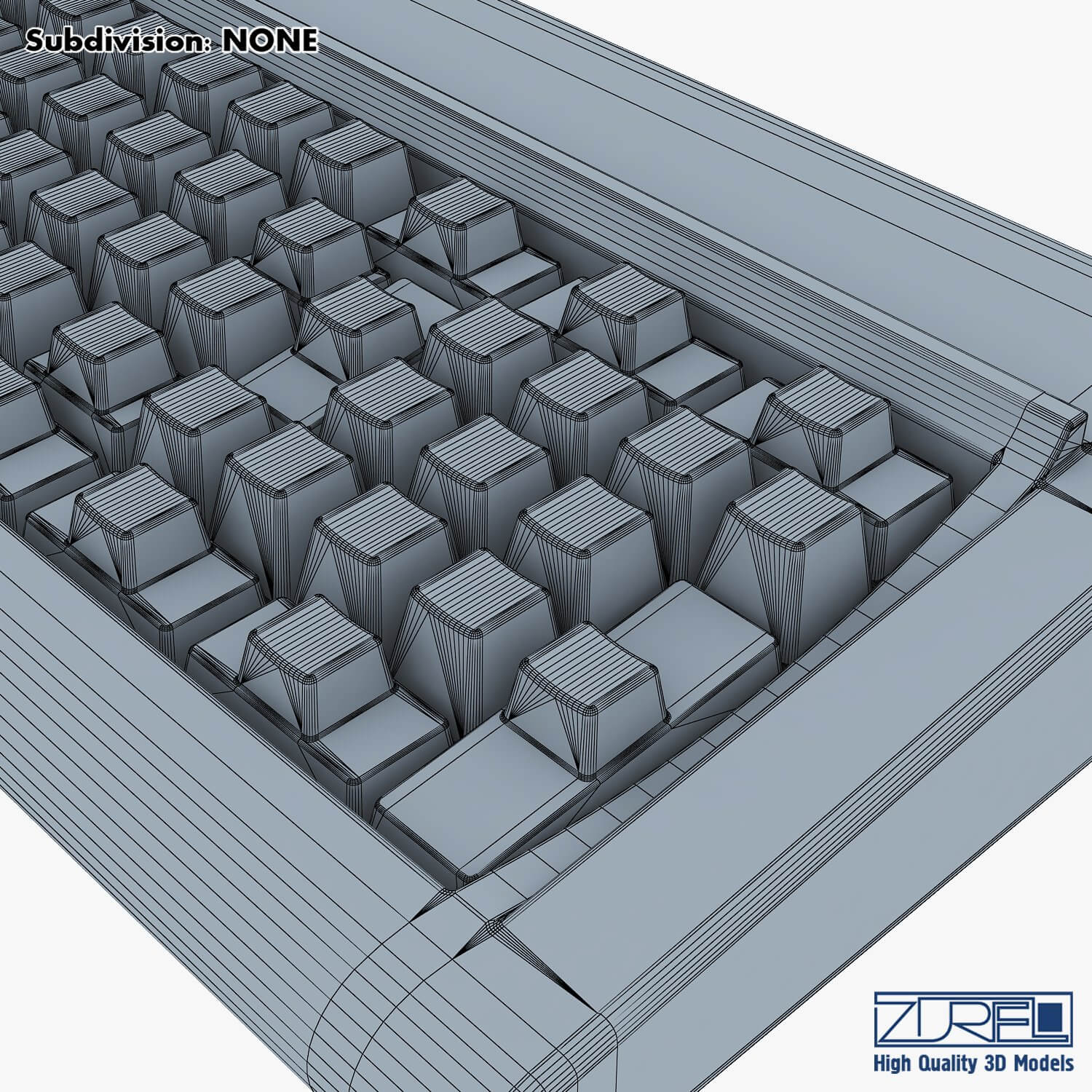 IBM 5150 Keyboard - 3D Model by Zurel