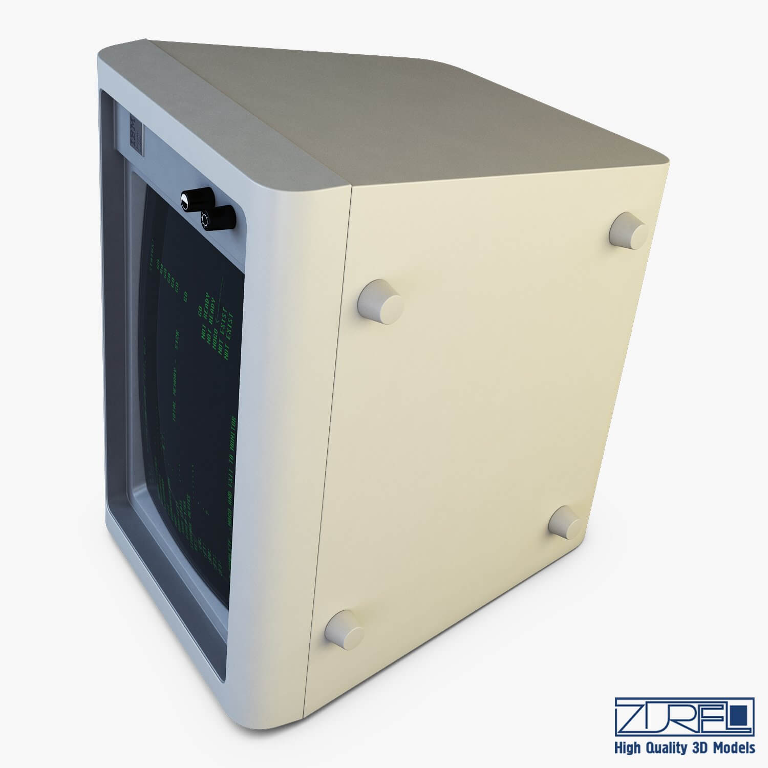 IBM 5150 Monitor - 3D Model by Zurel