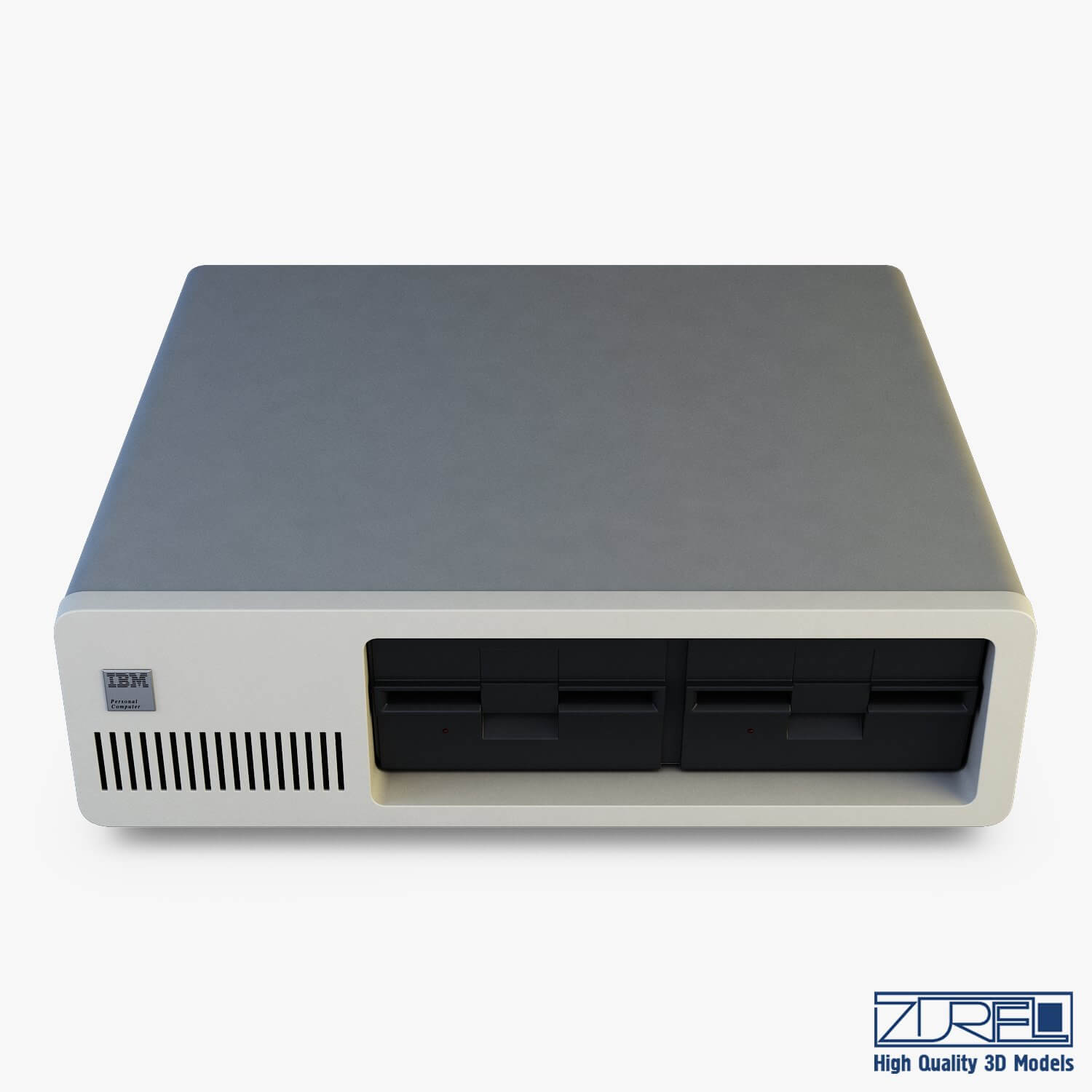 IBM Computer Tower - 3D Model by Zurel