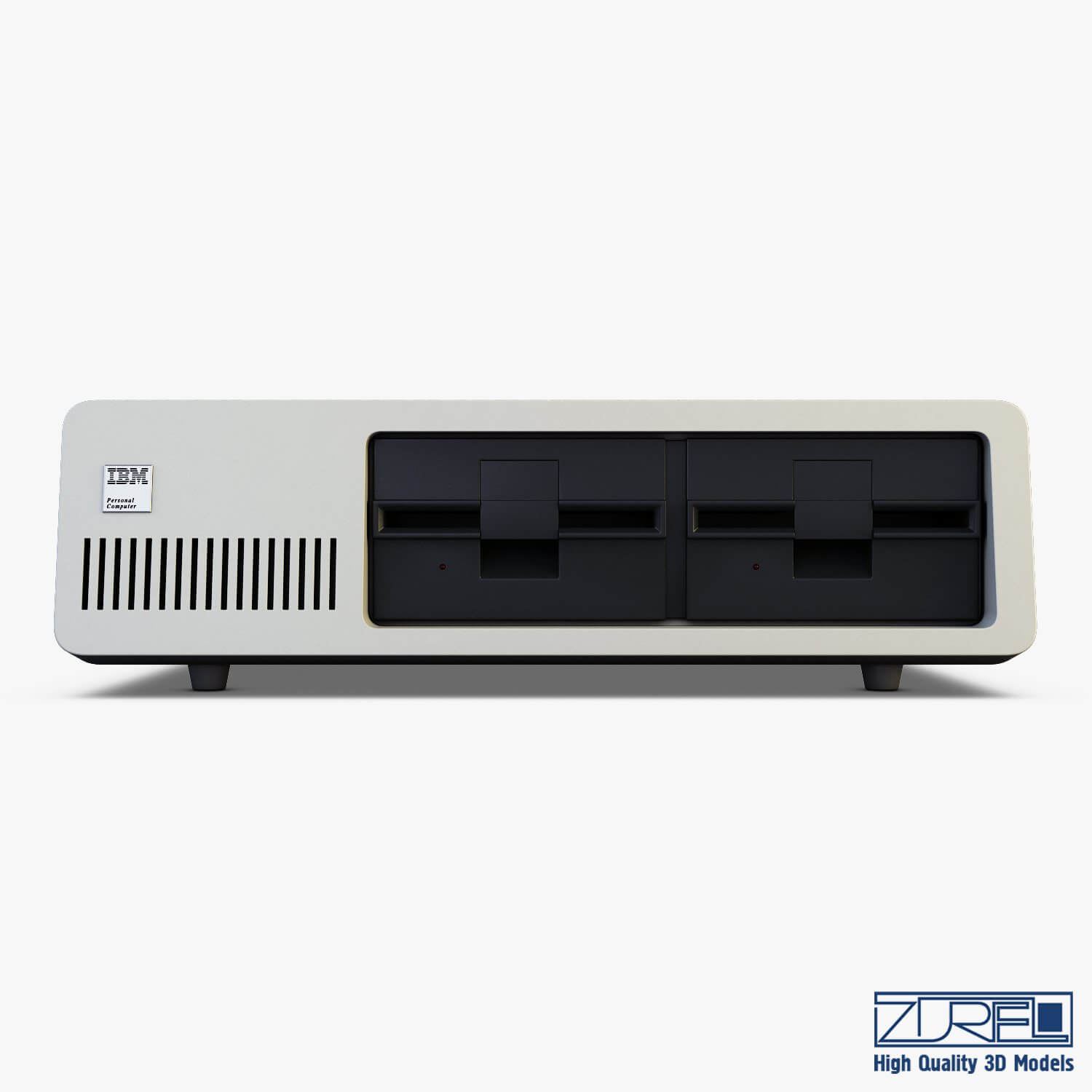 IBM Computer Tower - 3D Model by Zurel