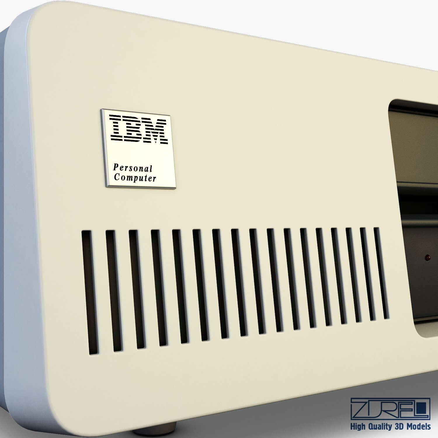 IBM Computer Tower - 3D Model by Zurel