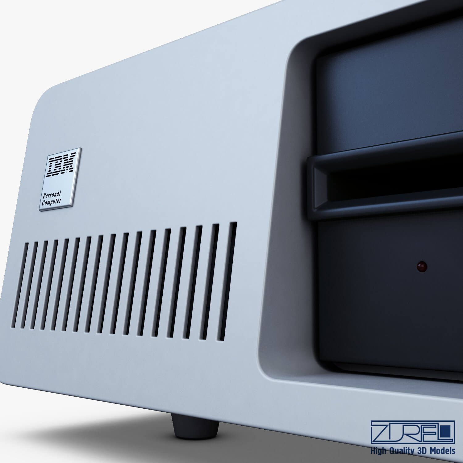 IBM Computer Tower - 3D Model by Zurel