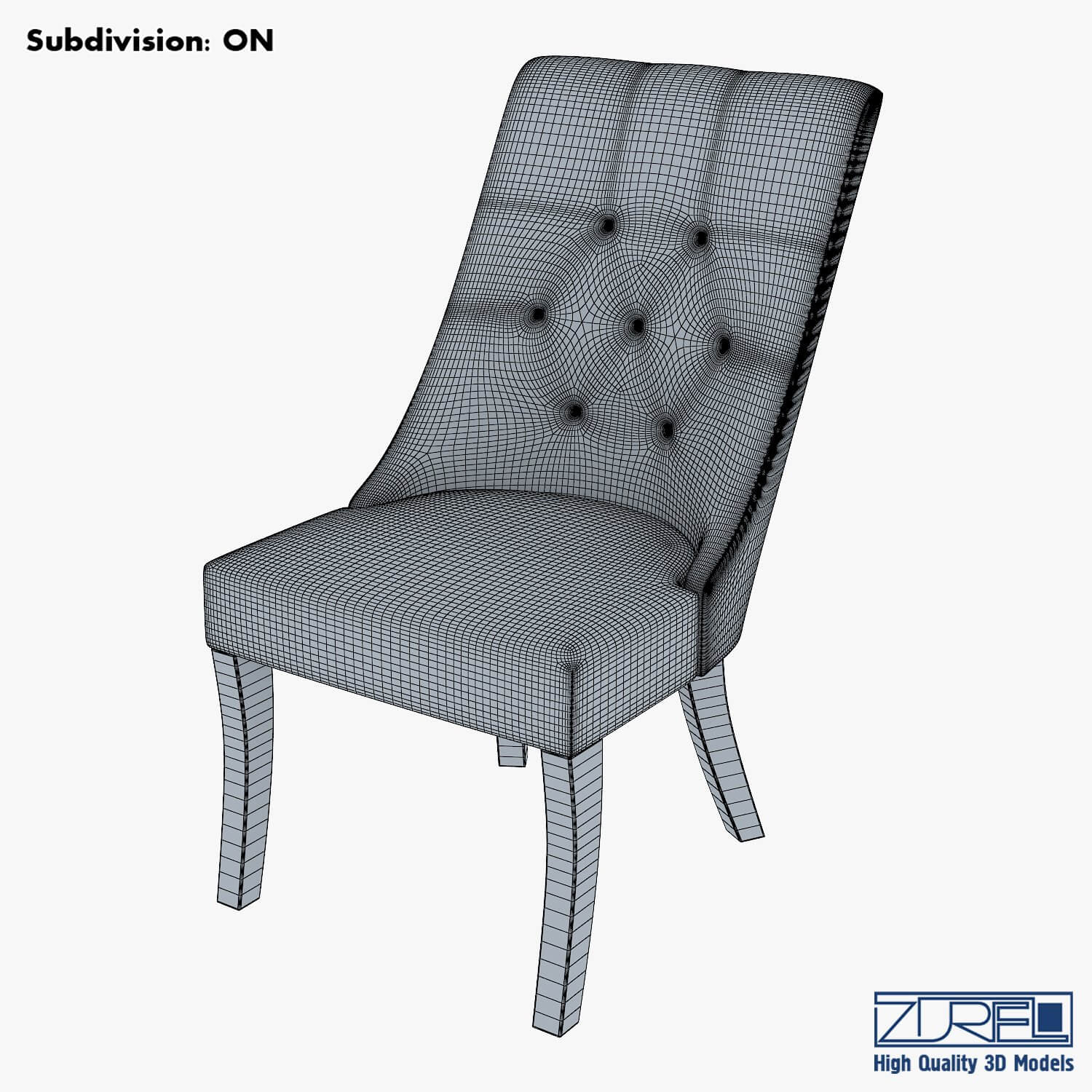 Impression Chair - 3D Model by Zurel