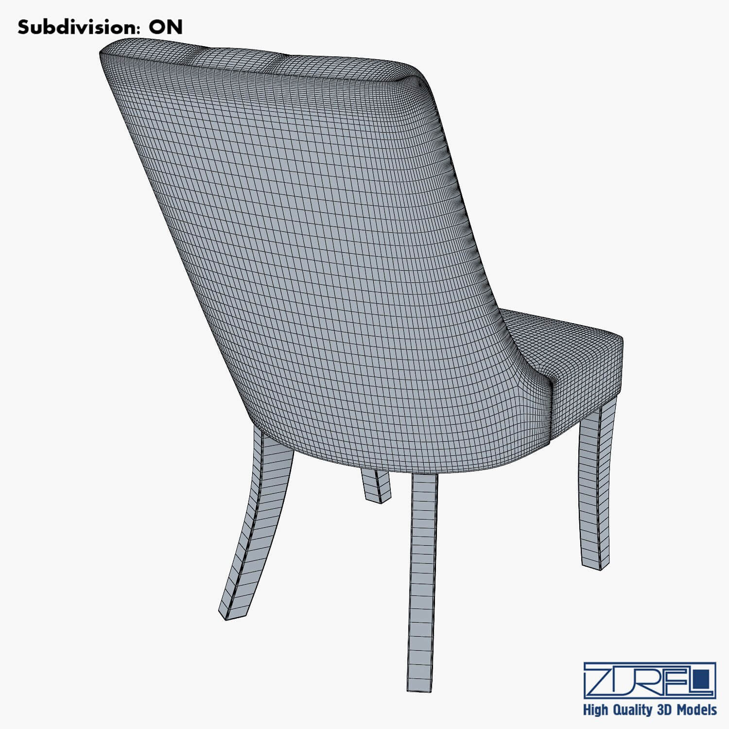 Impression Chair - 3D Model by Zurel