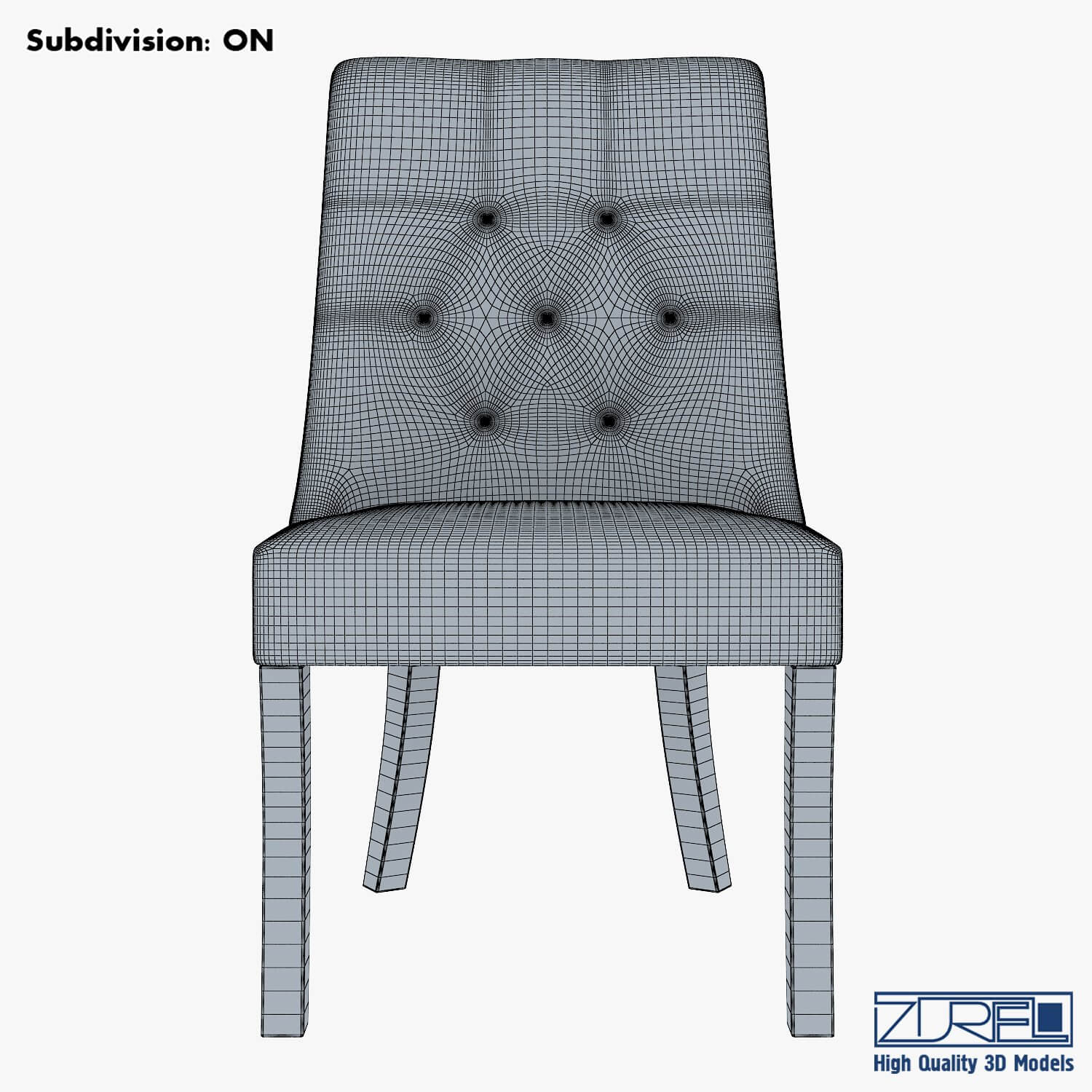 Impression Chair - 3D Model by Zurel