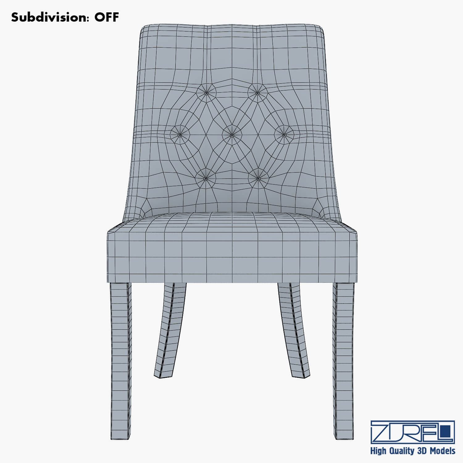 Impression Chair - 3D Model by Zurel
