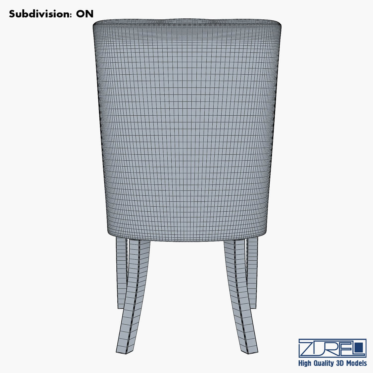 Impression Chair - 3D Model by Zurel