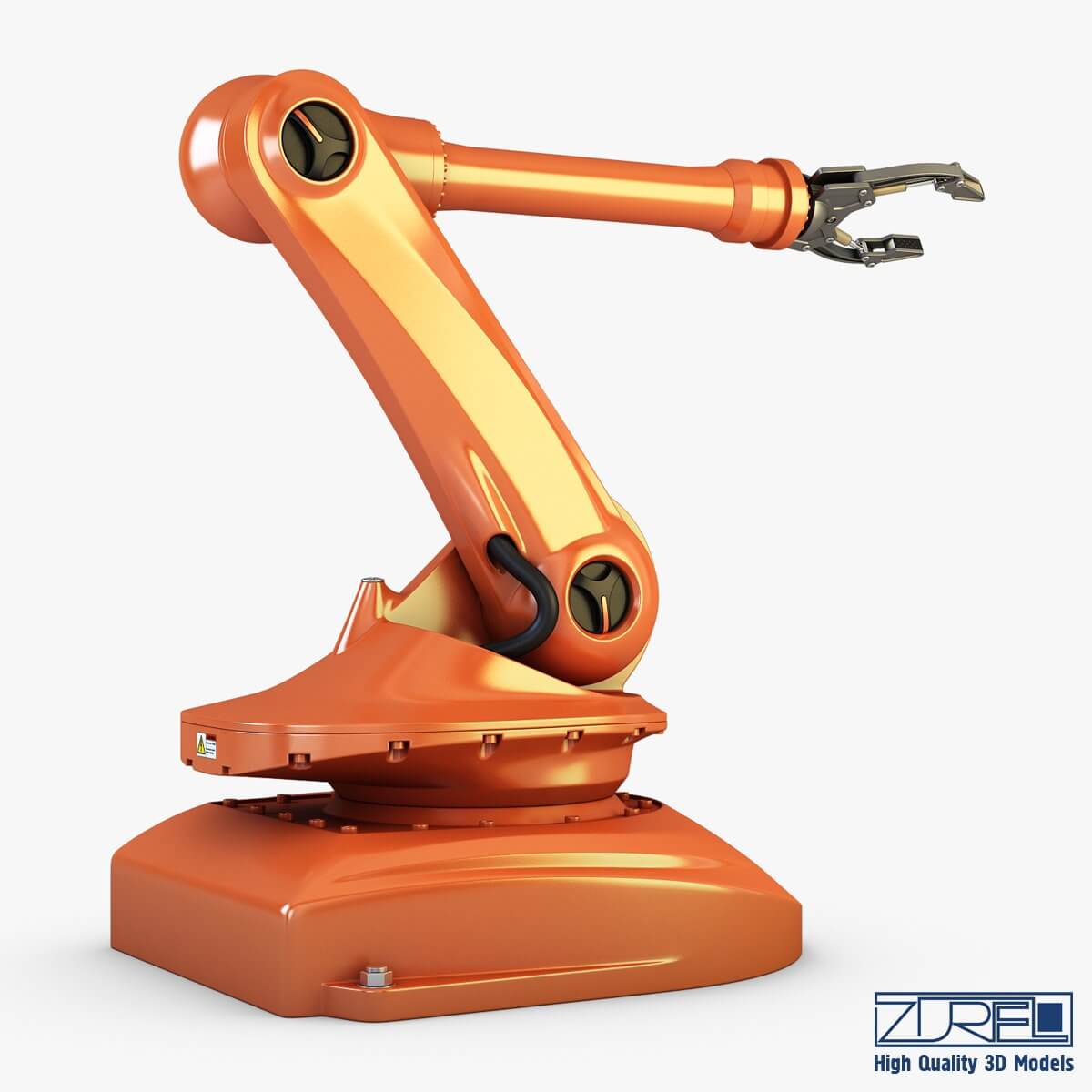 Industrial Robot V 1 - 3D Model by Zurel
