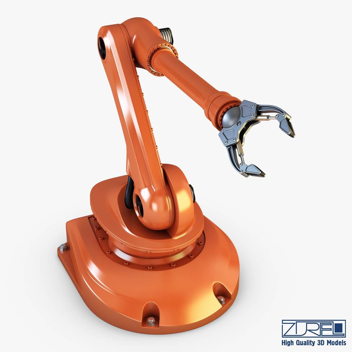 Industrial Robot V 1 - 3D Model by Zurel