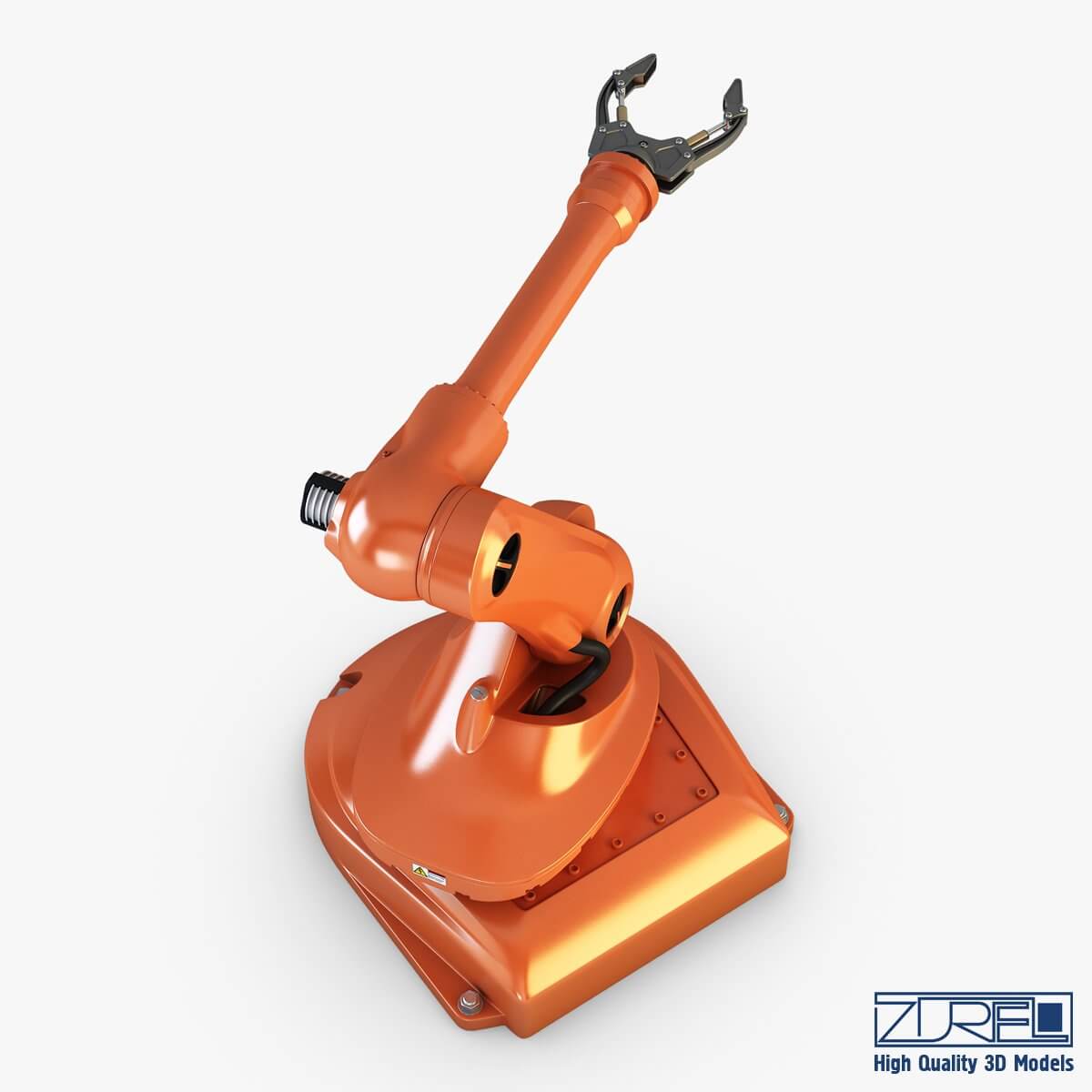 Industrial Robot V 1 - 3D Model by Zurel