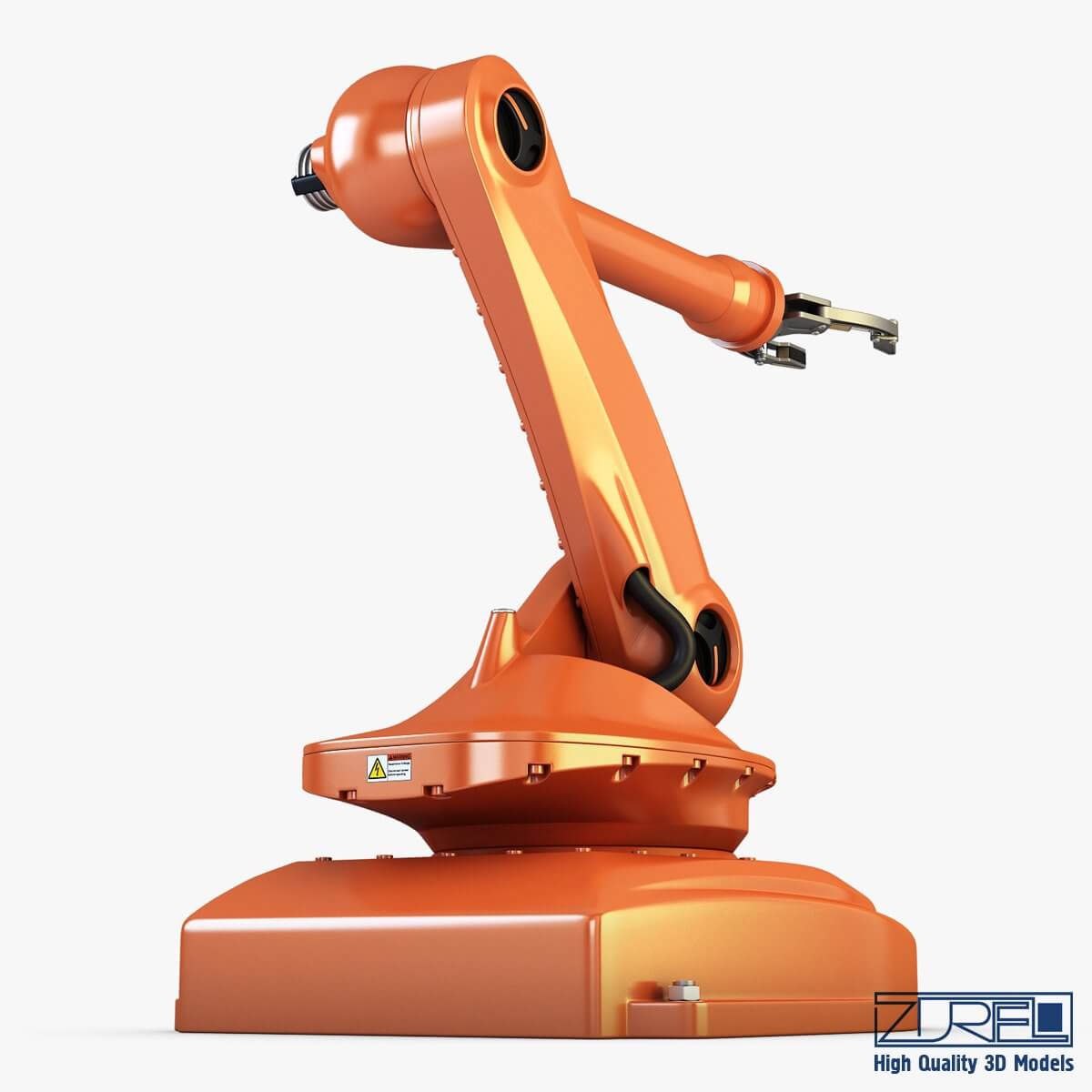 Industrial Robot V 1 - 3D Model by Zurel