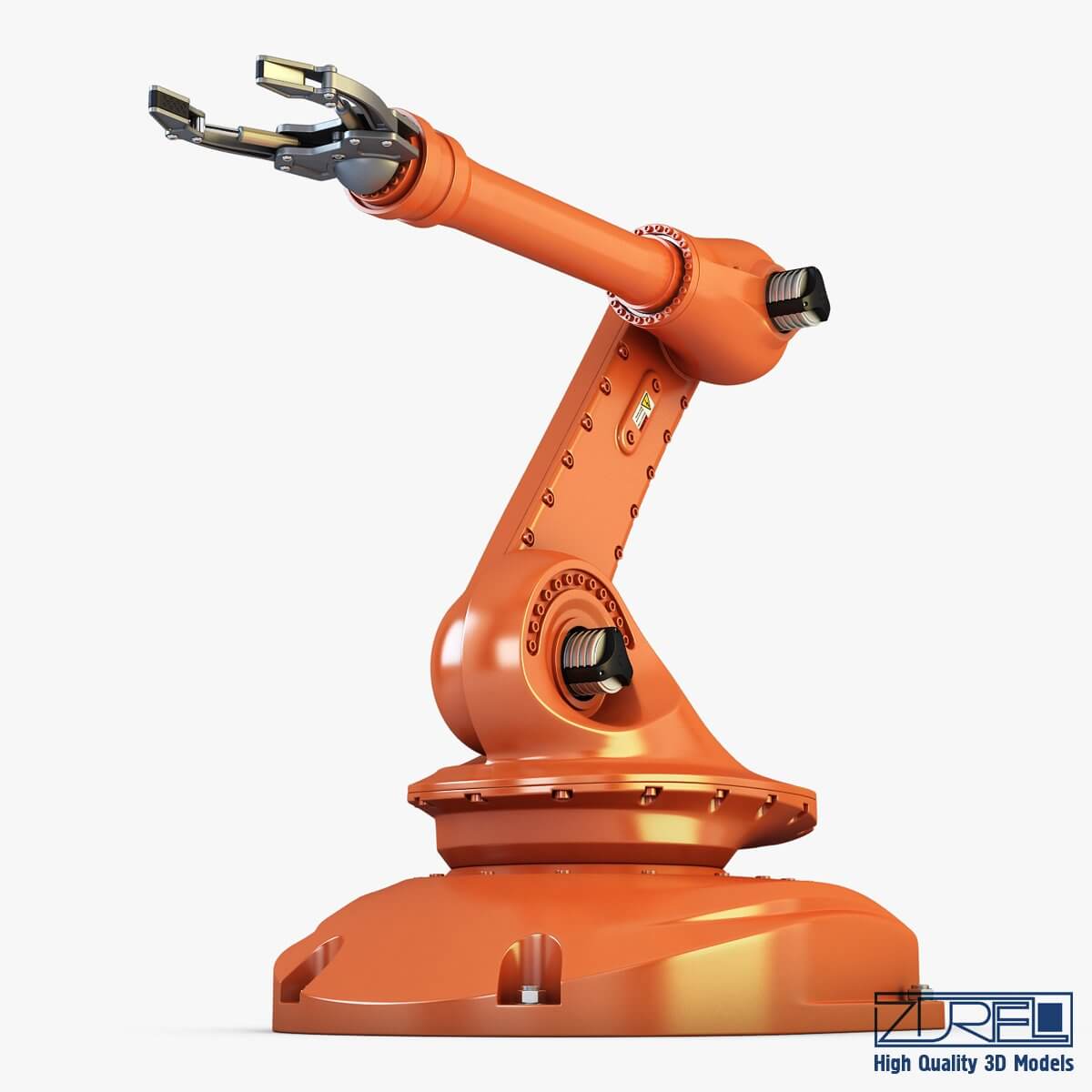 Industrial Robot V 1 - 3D Model by Zurel