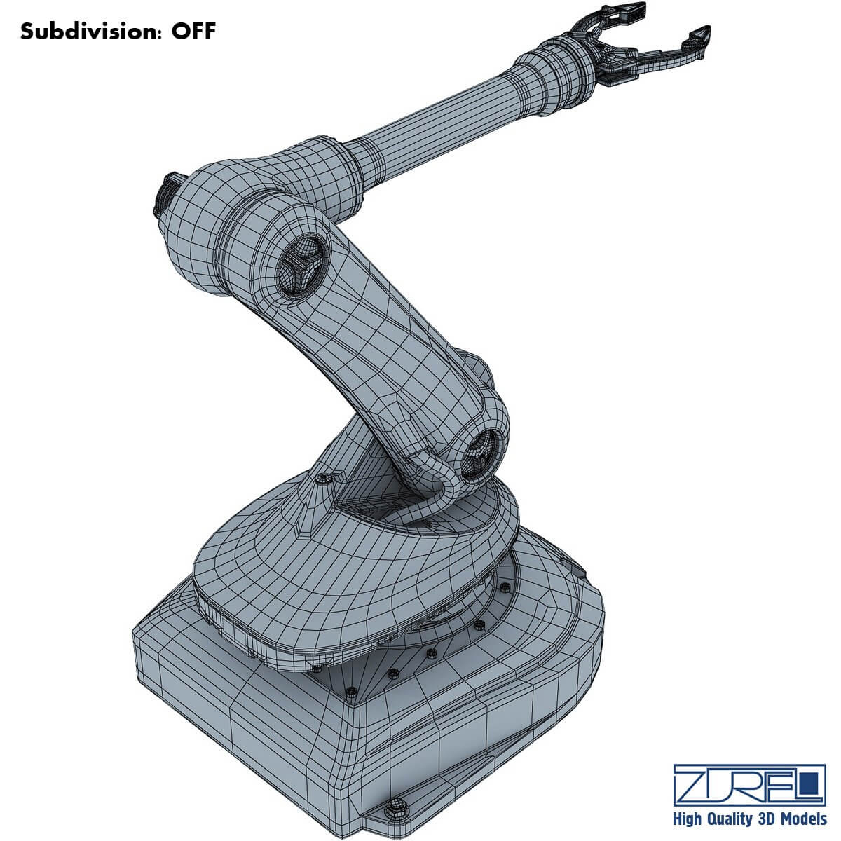 Industrial Robot V 1 - 3D Model by Zurel