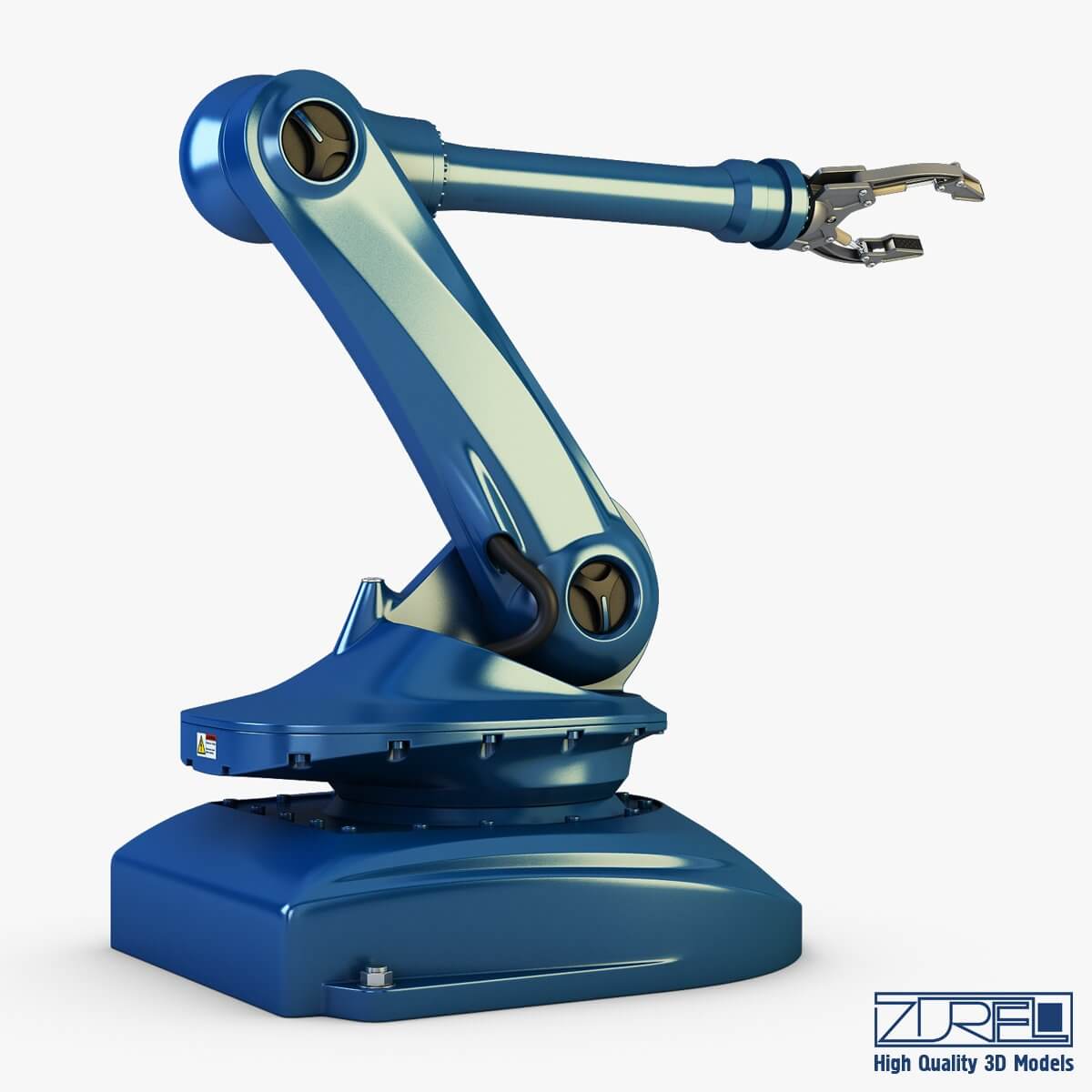 Industrial Robot V 2 - 3D Model by Zurel