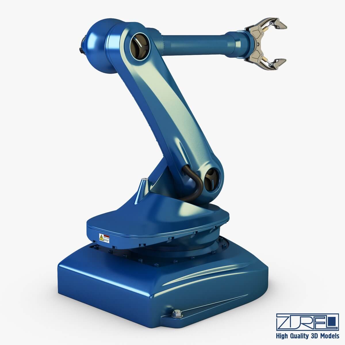 Industrial Robot V 2 - 3D Model by Zurel