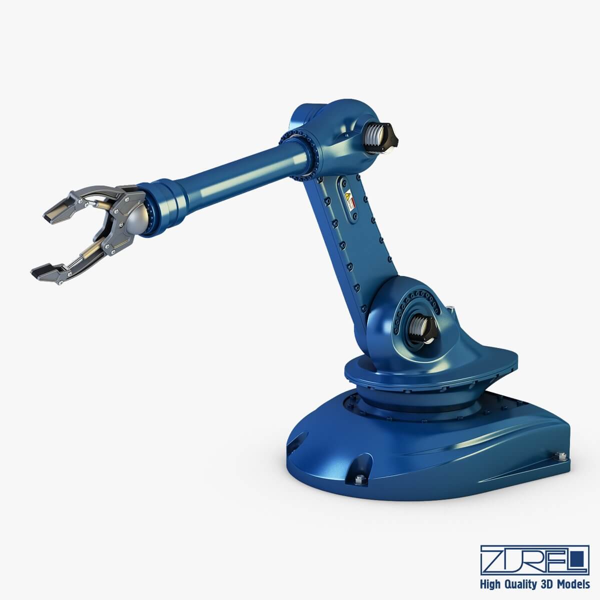 Industrial Robot V 2 - 3D Model by Zurel