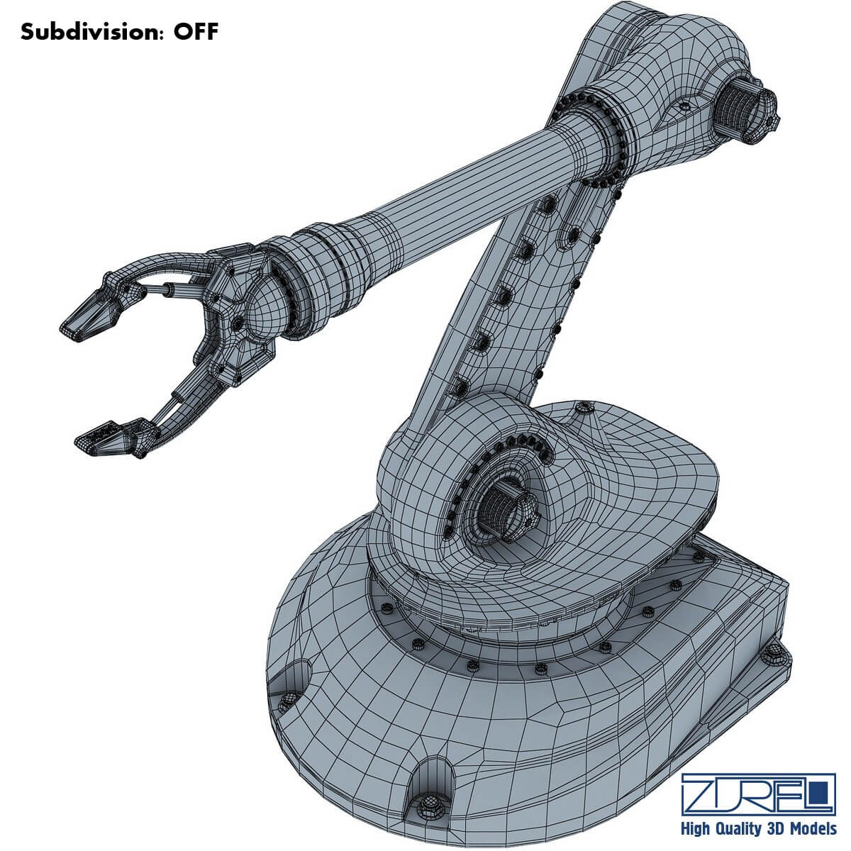 Industrial Robot V 2 - 3D Model by Zurel