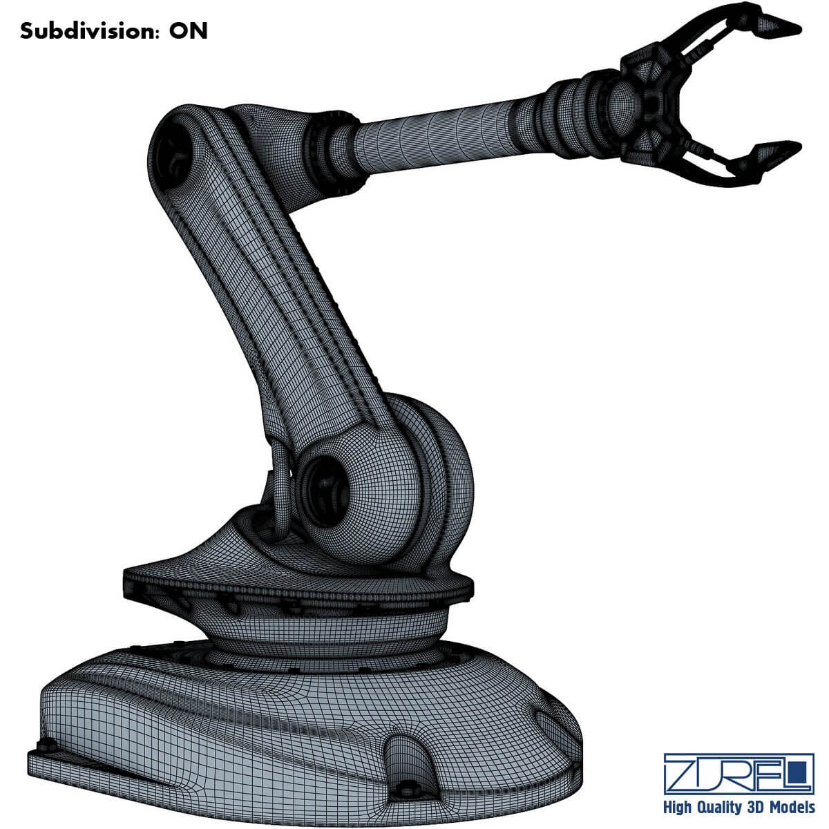 Industrial Robot V 2 - 3D Model by Zurel