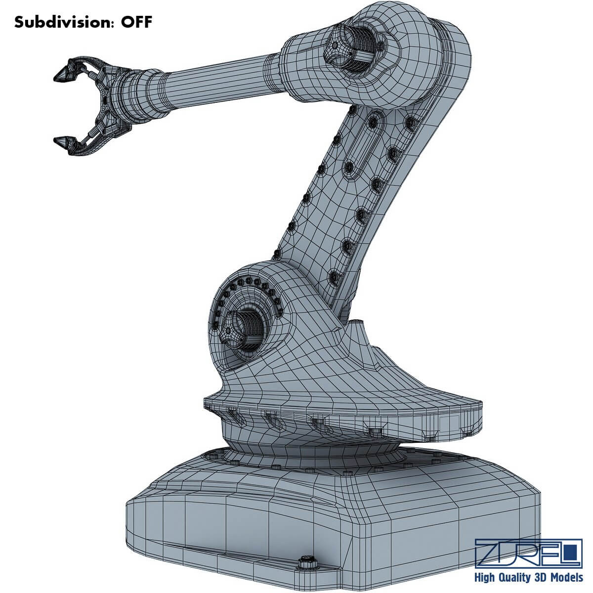 Industrial Robot V 2 - 3D Model by Zurel