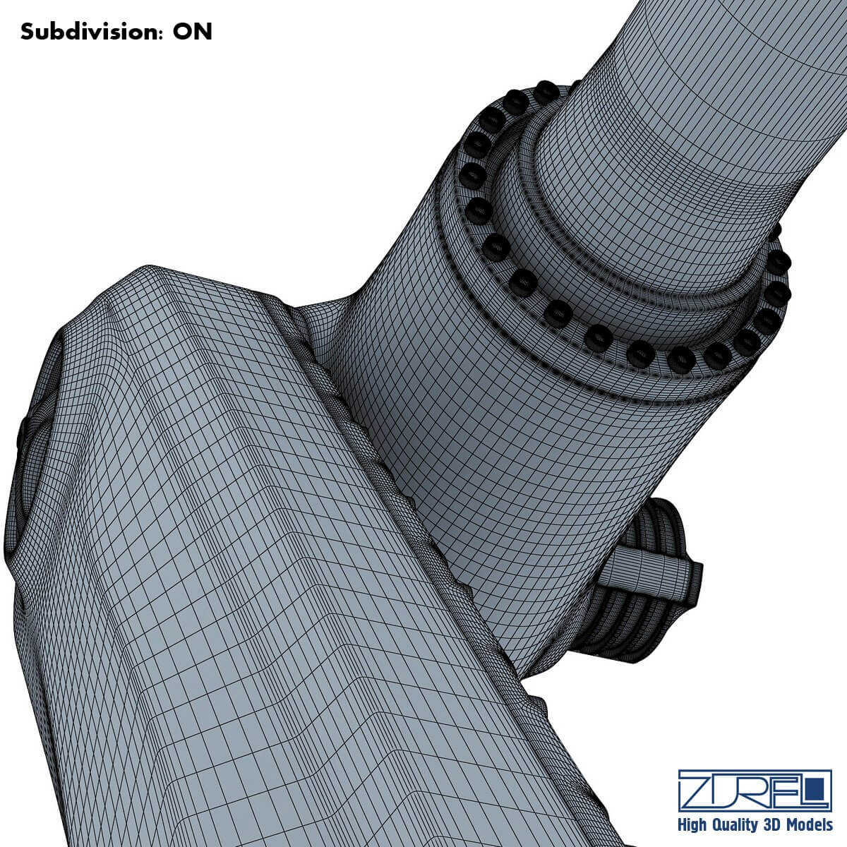 Industrial Robot V 2 - 3D Model by Zurel