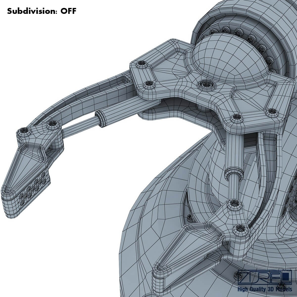 Industrial Robot V 2 - 3D Model by Zurel